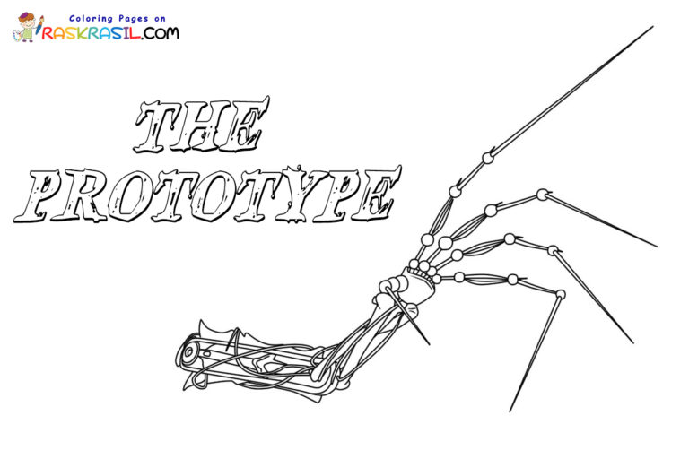 The Prototype Poppy Playtime Coloring Pages