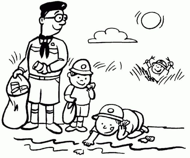 Cub Scout Coloring Pages