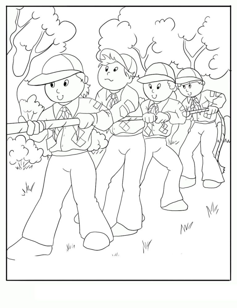Cub Scout Coloring Pages