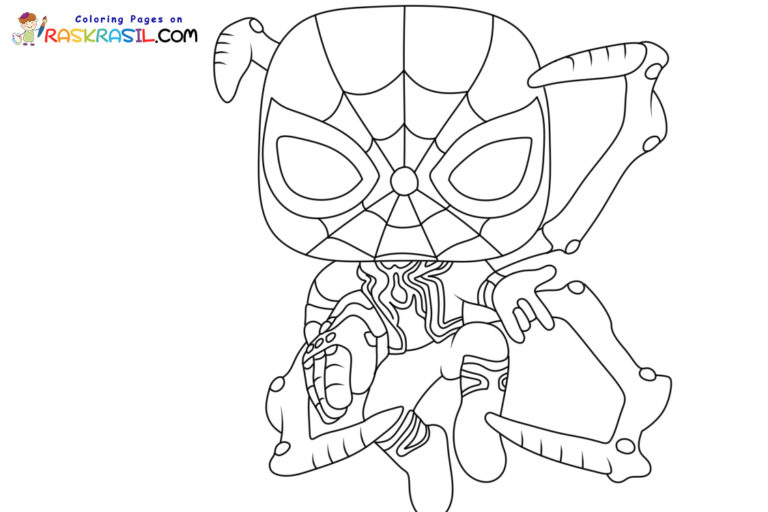 Spider Man Funko Pop Coloring Pages Coloring Pages
