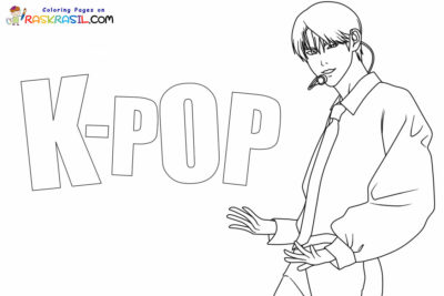 K-Pop Coloring Pages