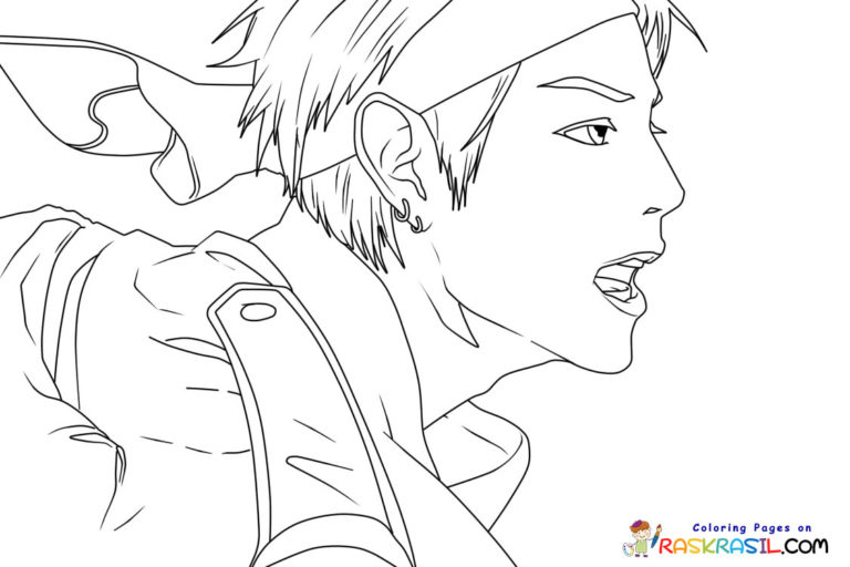 K-Pop Coloring Pages