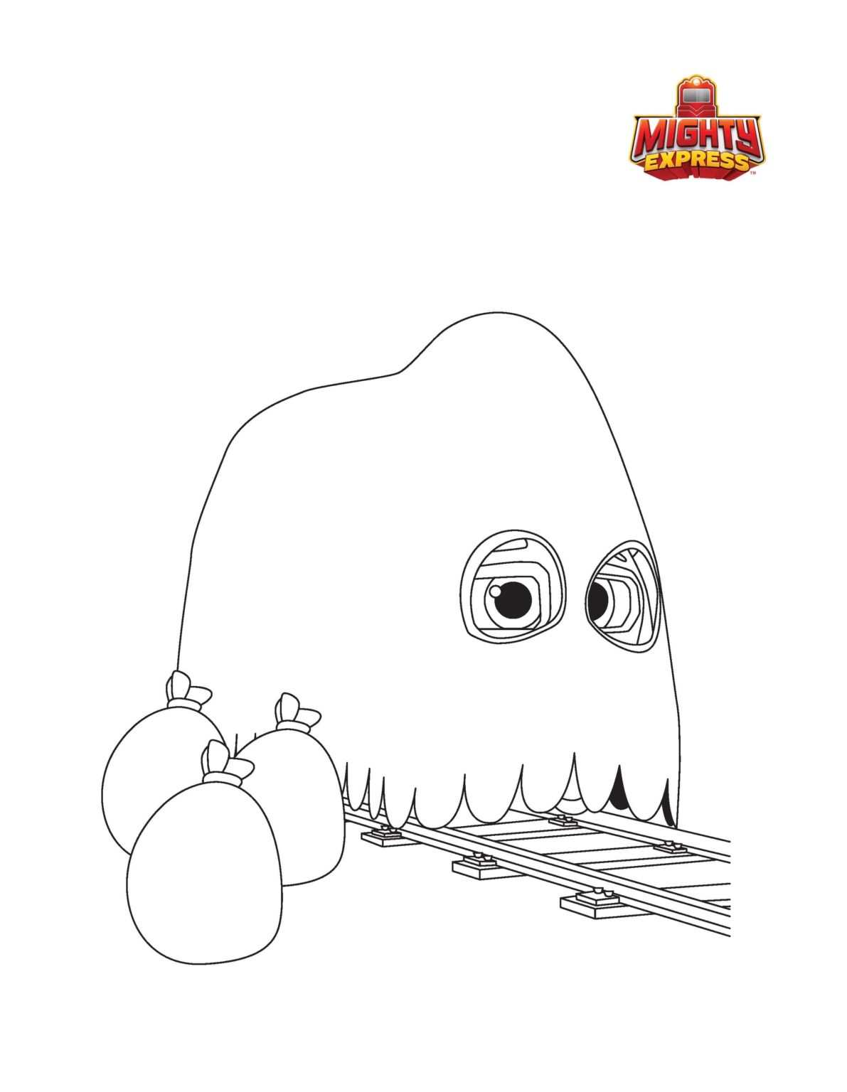 Coloriage Mighty Express à imprimer