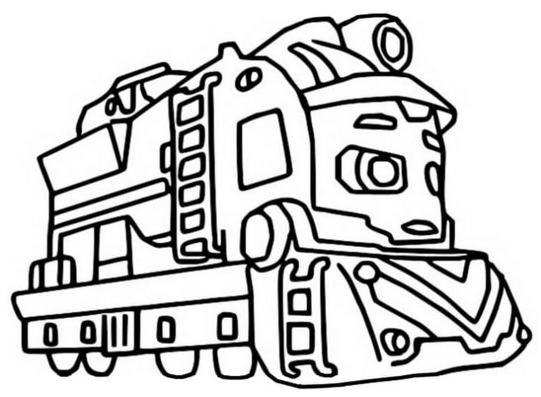 Coloriage Mighty Express à imprimer
