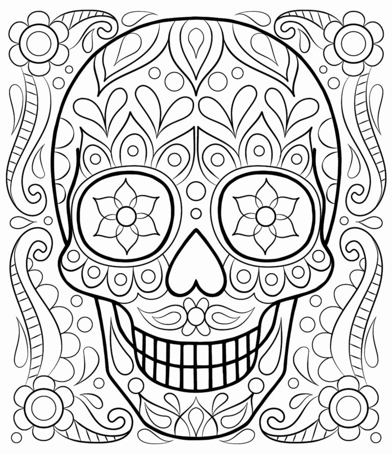 Disegni di Scheletro da Colorare