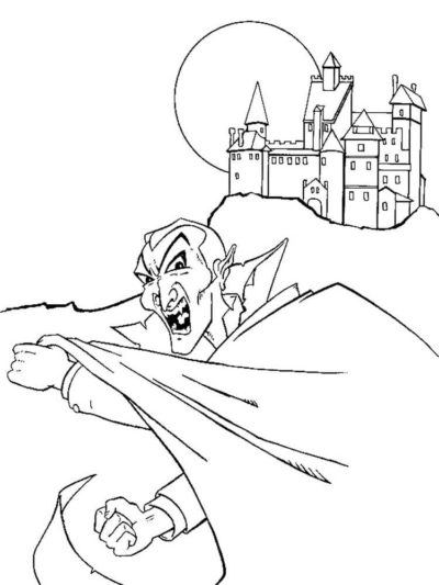 Disegni di Vampiri da Colorare