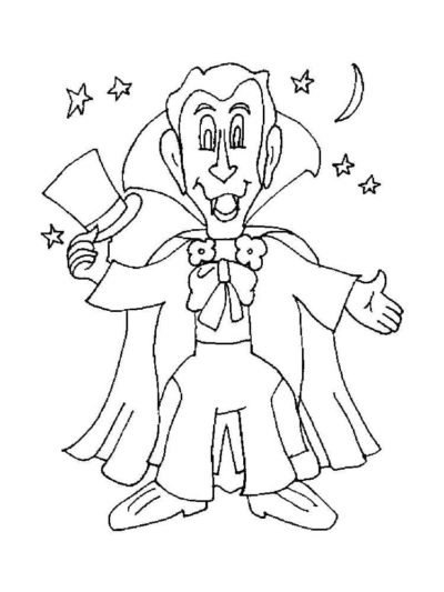 Disegni di Vampiri da Colorare