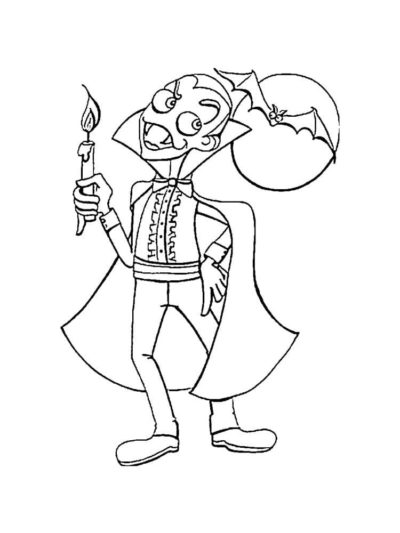 Disegni di Vampiri da Colorare