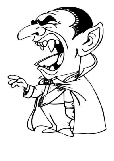 Disegni di Vampiri da Colorare