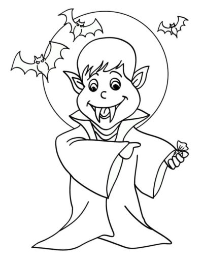 Disegni di Vampiri da Colorare