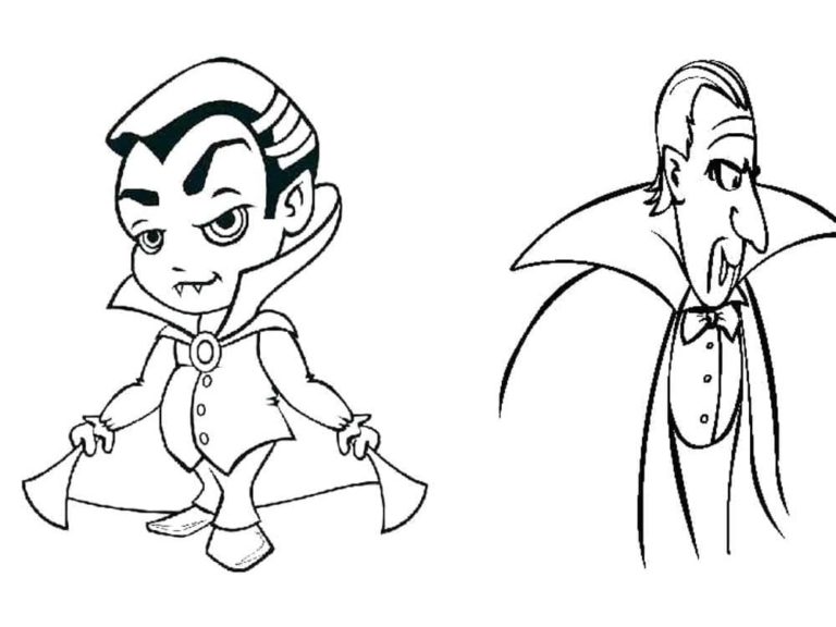 Disegni di Vampiri da Colorare