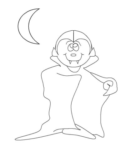 Disegni di Vampiri da Colorare