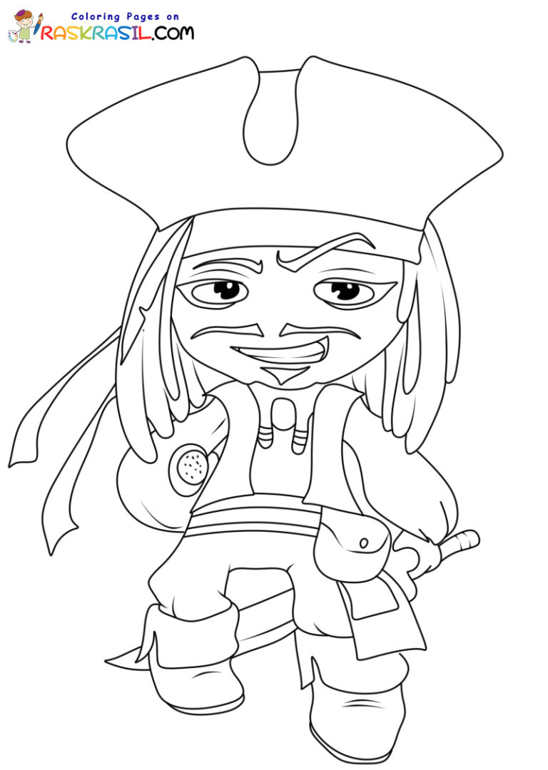 Disegni di Pirati da Colorare