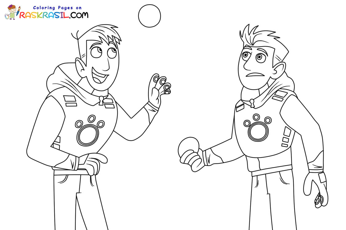 Desenhos De Wild Kratts Para Colorir