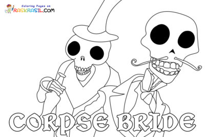 Corpse Bride Coloring Pages