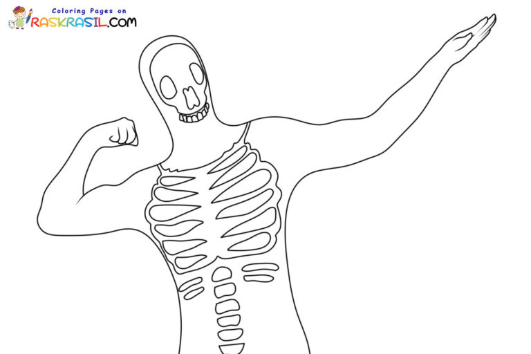 Disegni di Scheletro da Colorare