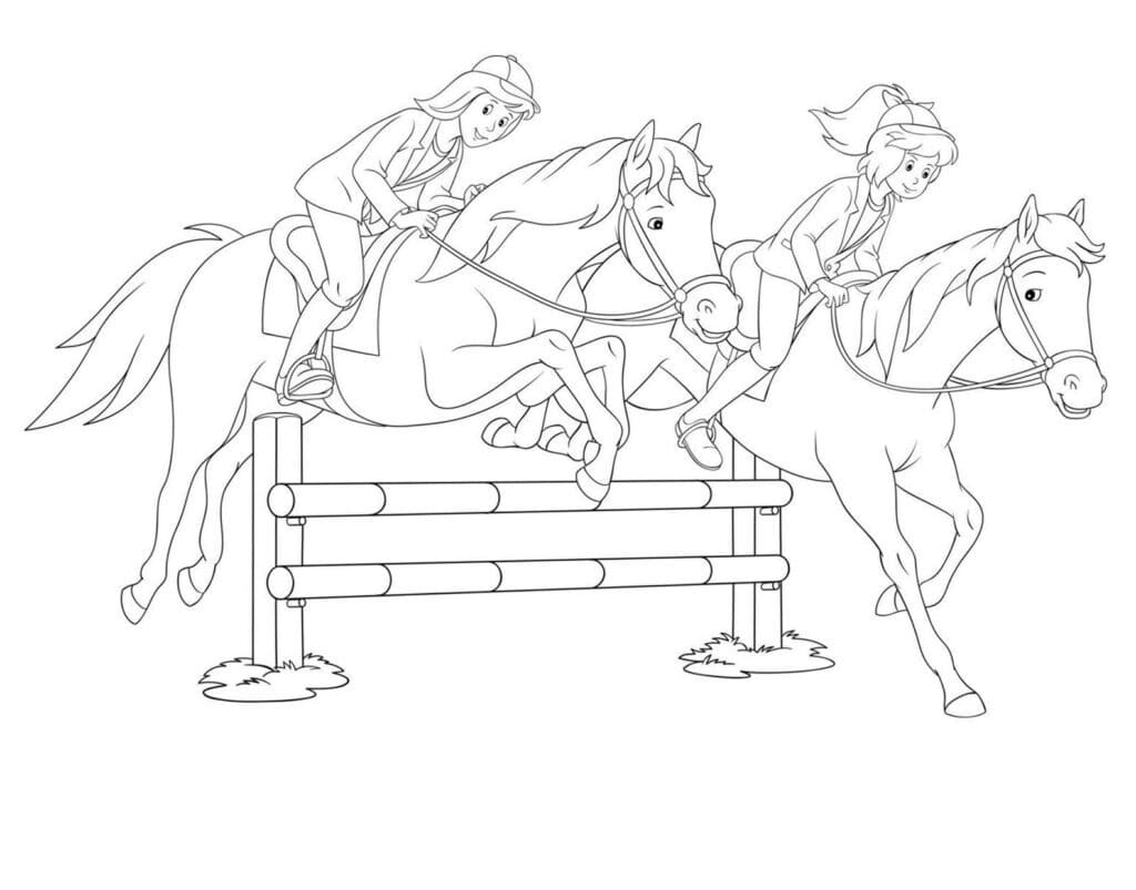 Ausmalbilder Bibi Blocksberg | Malvorlagen zum Ausdrucken