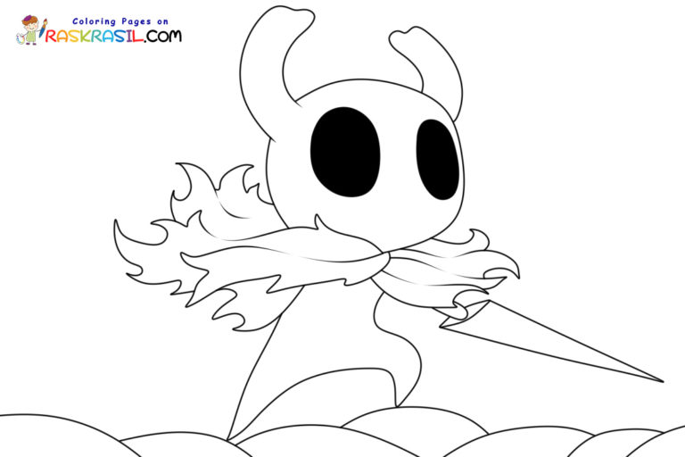 Hollow Knight Coloring Pages