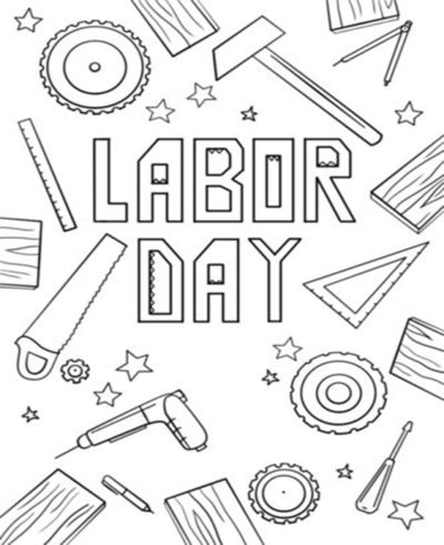 Labor Day Coloring Pages