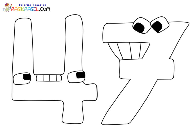 Numbers Lore Coloring Pages