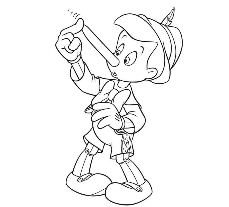 Kolorowanki Pinokio | Darmowe Malowanki do wydruku