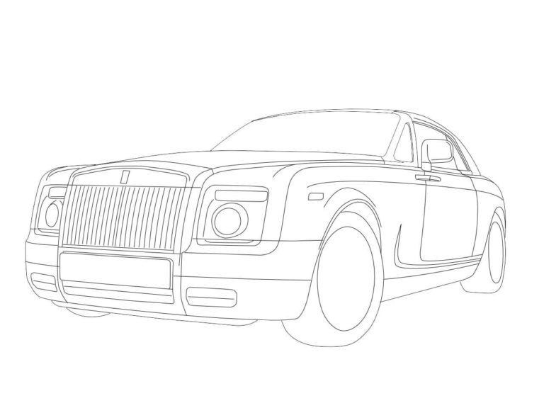 Rolls Royce Coloring Pages