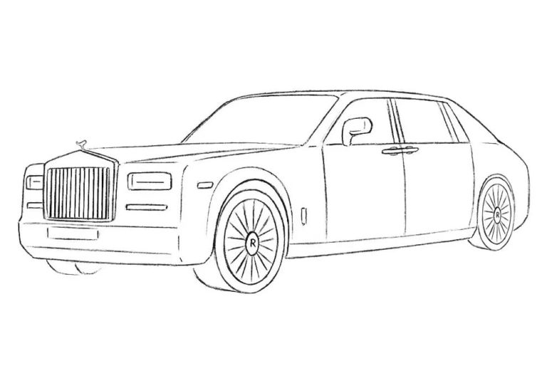 Rolls Royce Coloring Pages