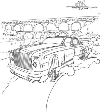 Rolls Royce Coloring Pages