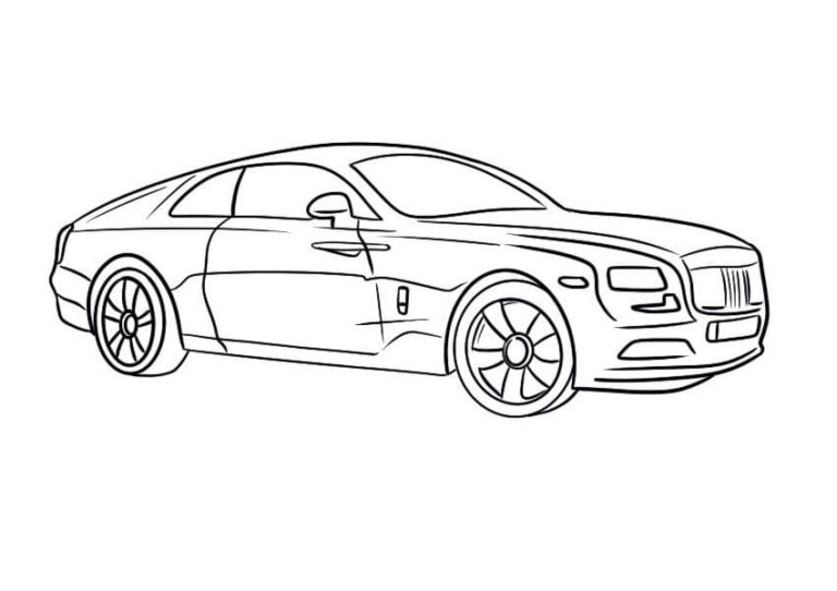 Rolls Royce Coloring Pages