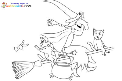 Room on the Broom Coloring Pages