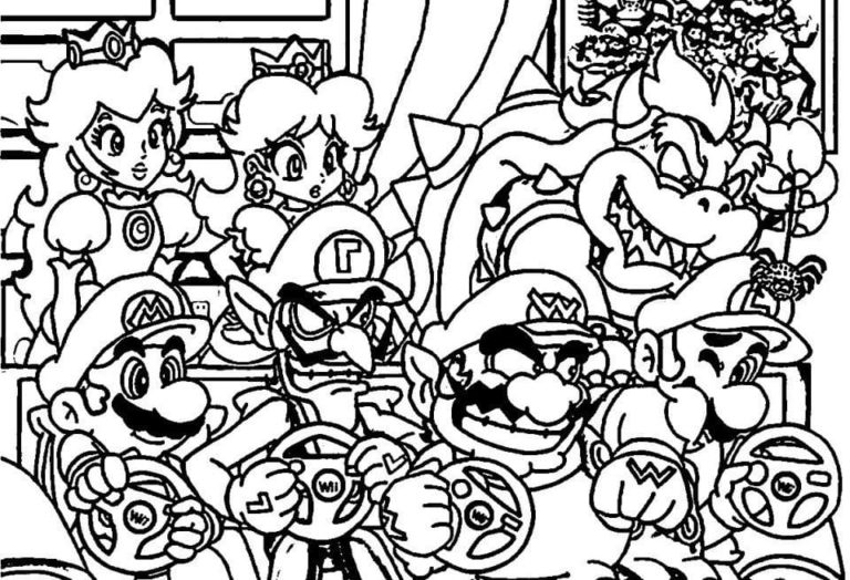 Super Smash Brothers Coloring Pages