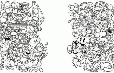 Super Smash Brothers Coloring Pages
