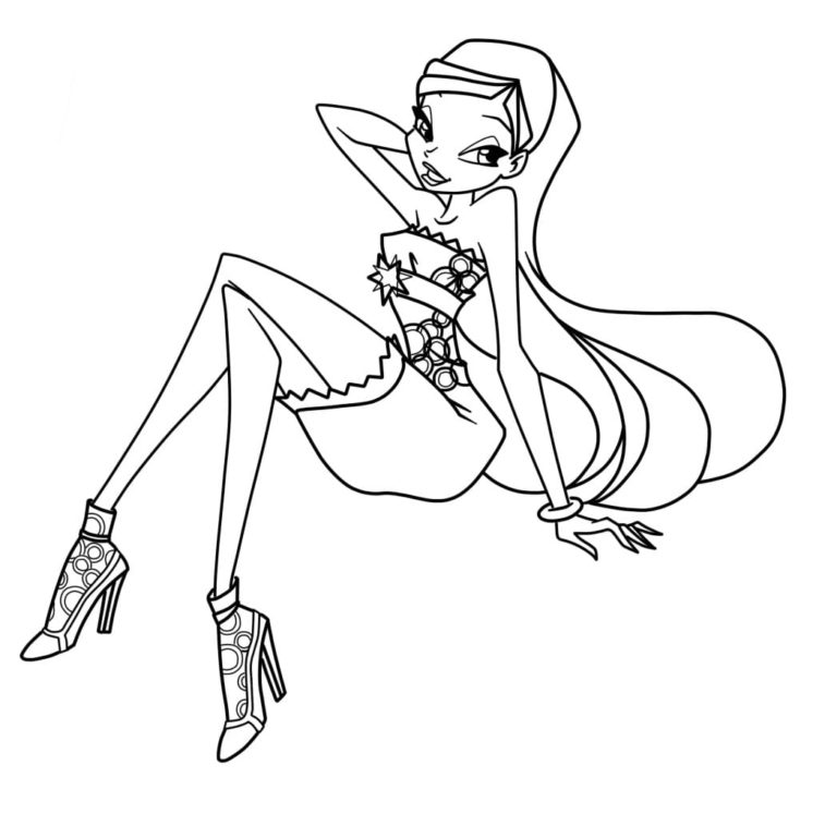 Dibujos de El Club Winx para Colorear