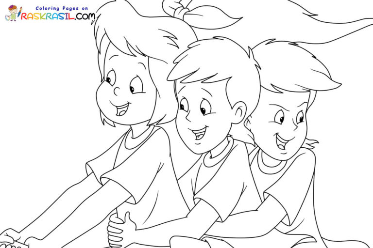 Ausmalbilder Bibi Blocksberg | Malvorlagen zum Ausdrucken