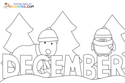 December Coloring Pages