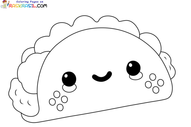 Taco Coloring Pages