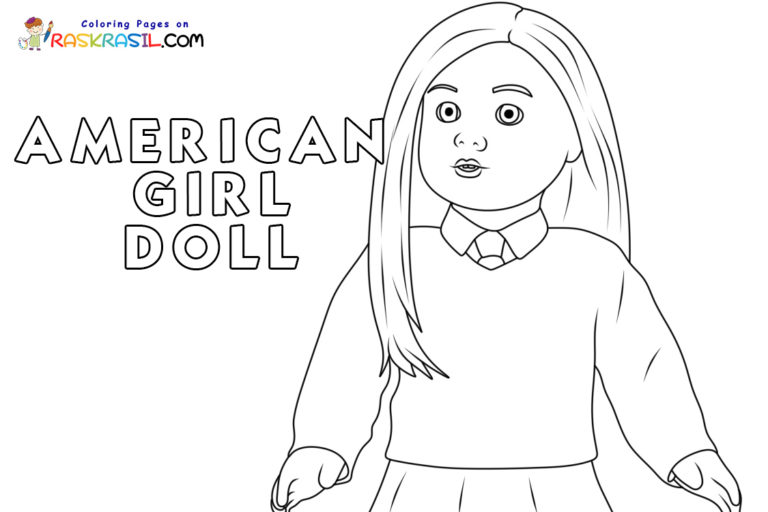 American Girl Doll Coloring Pages