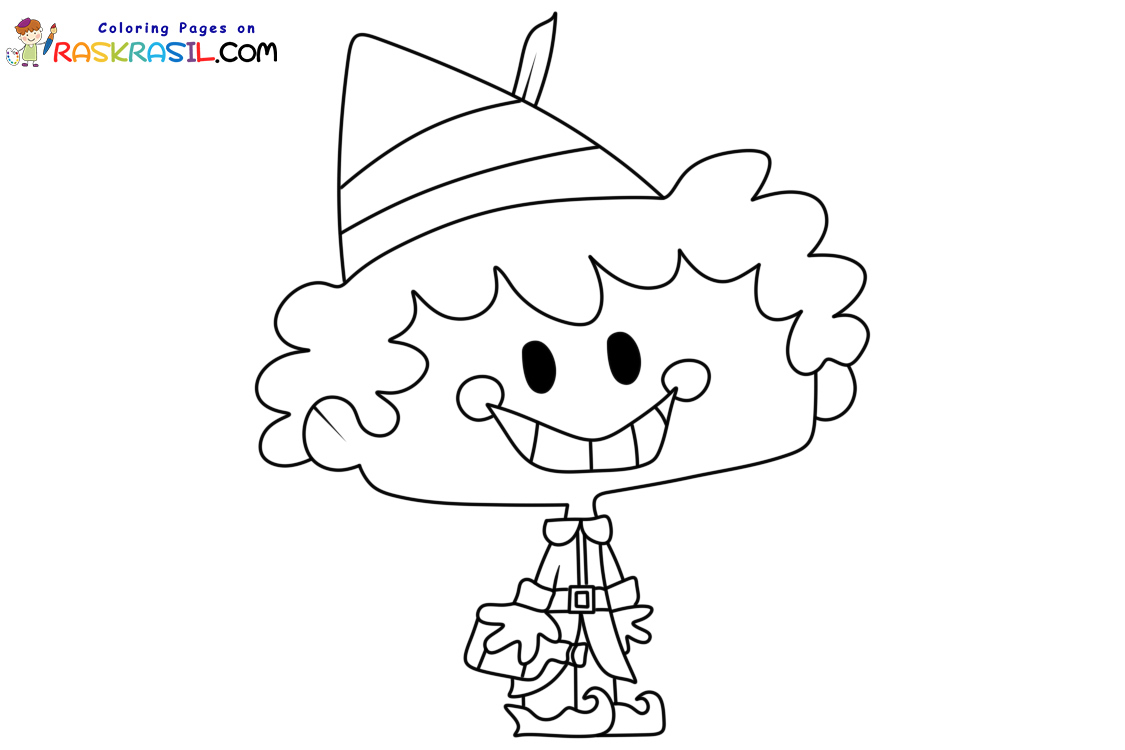 Buddy the Elf Coloring Pages