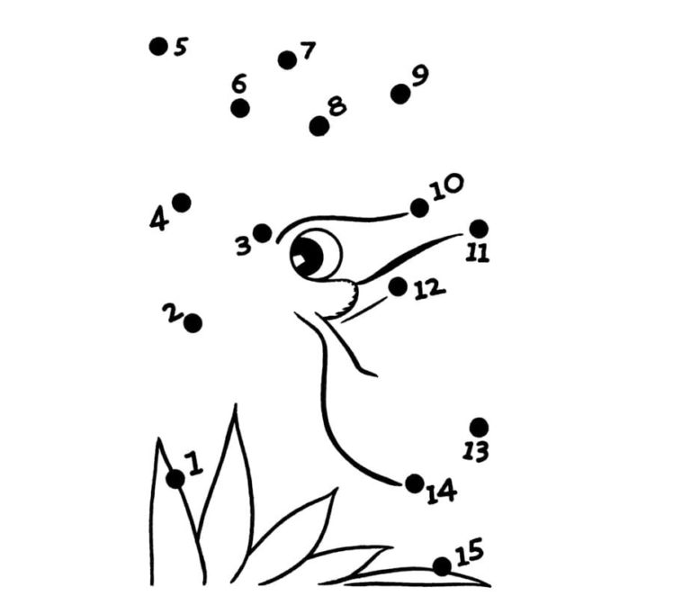 Disegni di Unisci i Puntini da Colorare