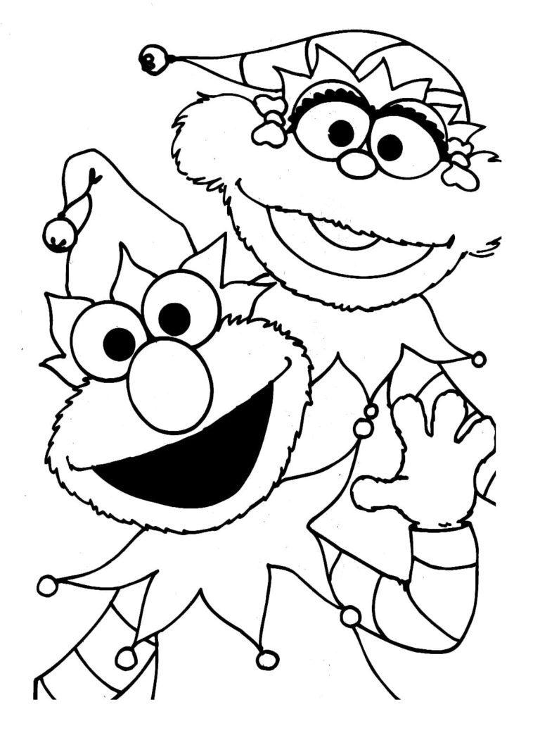 Elmo Coloring Pages