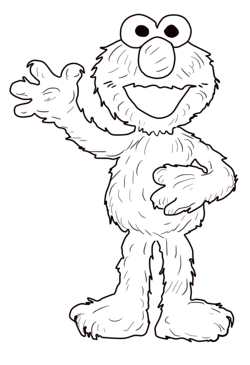 Desenhos de Elmo para Colorir