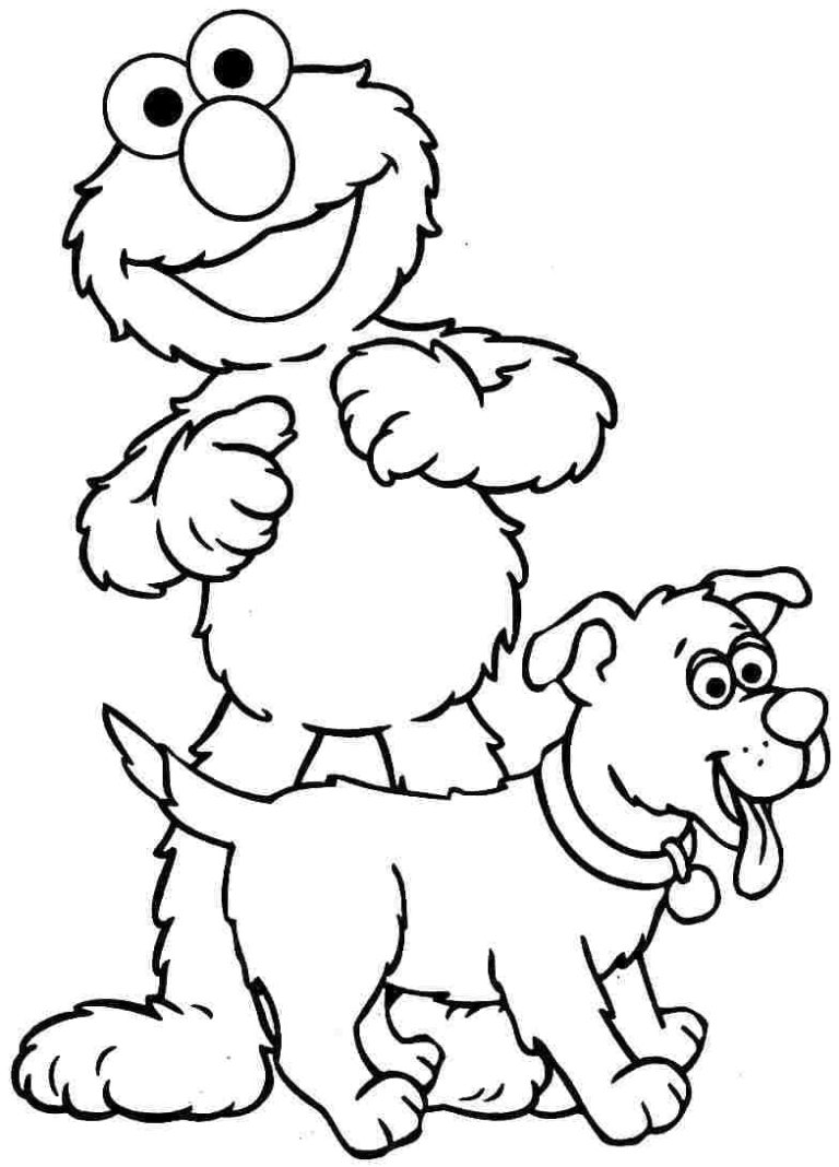 Elmo Coloring Pages