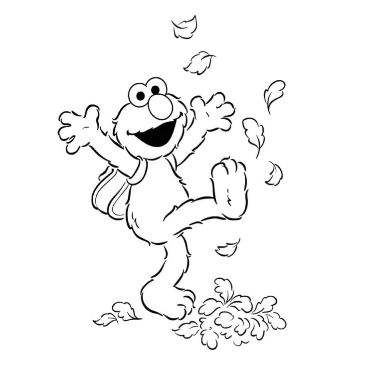 Dibujos de Elmo para Colorear