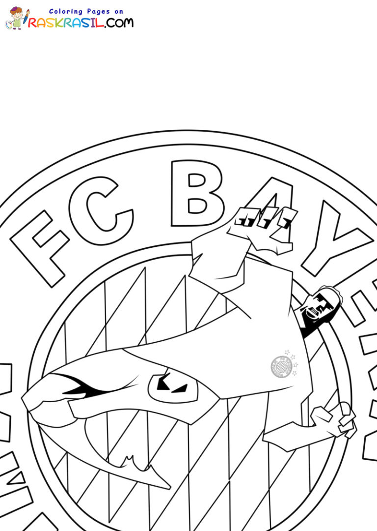 FC Bayern Coloring Pages | Free Printables