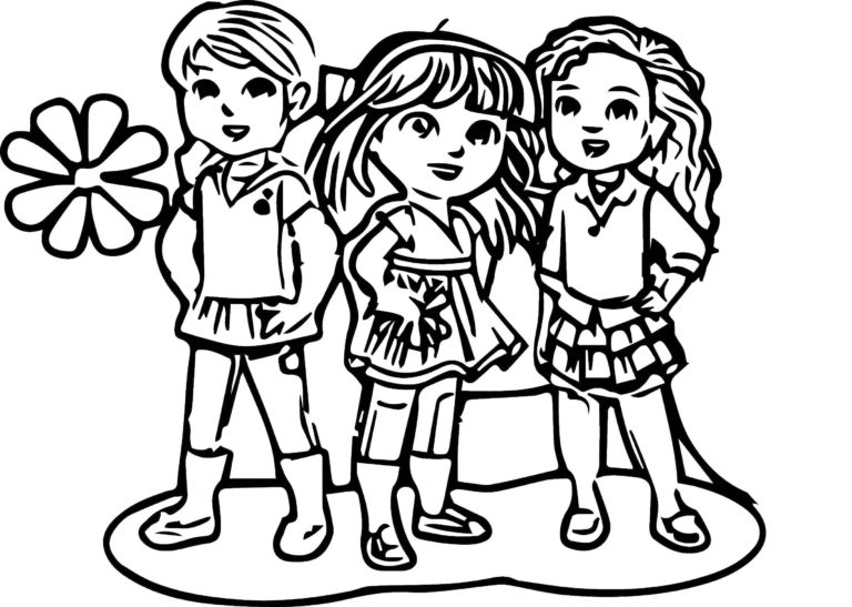 Friendship Coloring Pages
