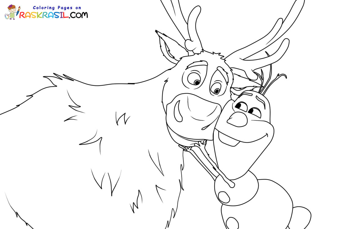 Lodu Kraina Kolorowanka Wydruku Kolorowanki Druku Dzieci Olaf Malowanka ...