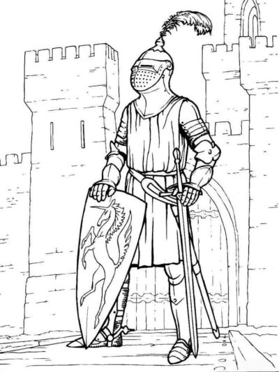 Medieval Coloring Pages