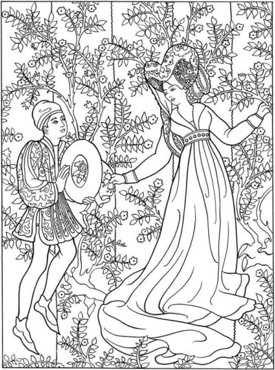 Medieval Coloring Pages