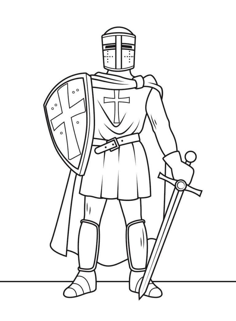 Medieval Coloring Pages