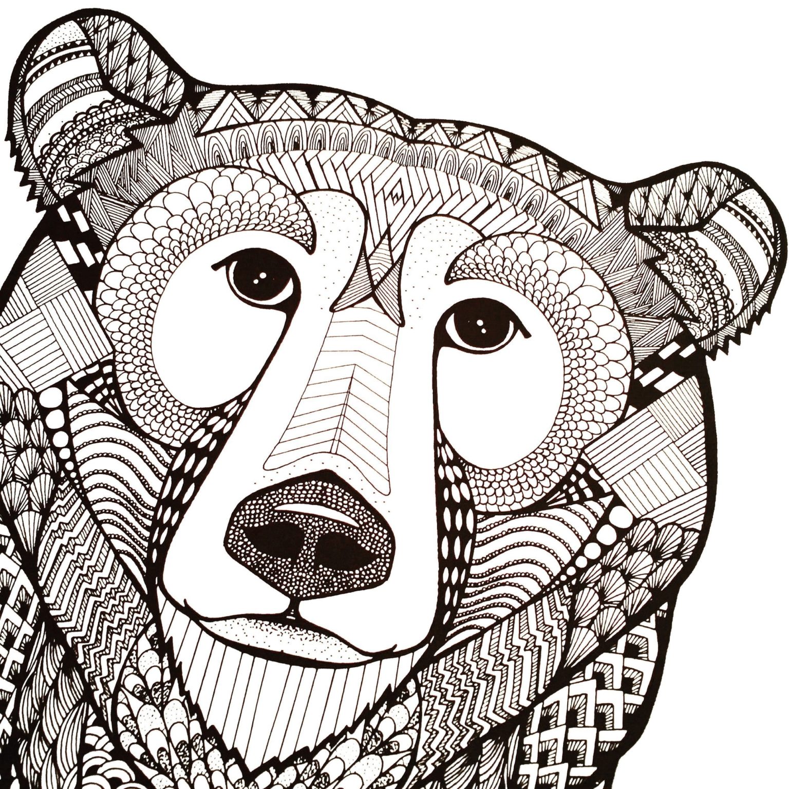 Zentangle Coloring Pages